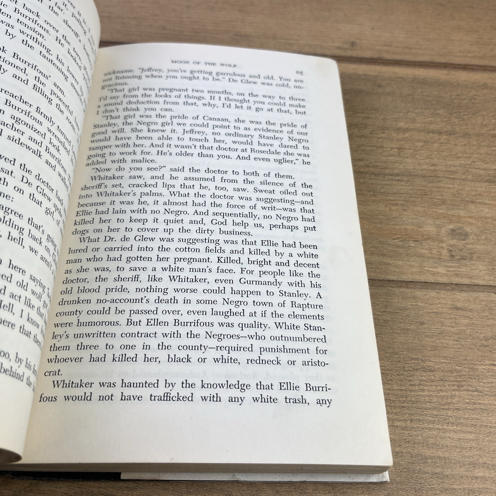 Vtg Book Leslie H Whitten Moon of the Wolf First Edition Crime Club ...