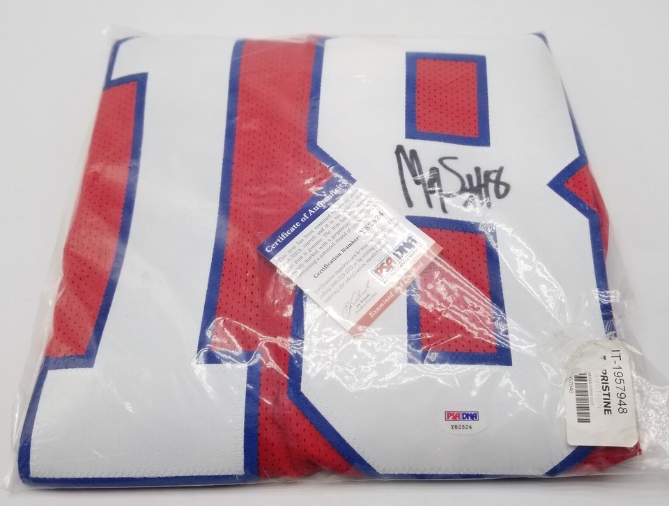 New England Patriots MATTHEW SLATER Signed Auto Custom Throwback Jersey ...