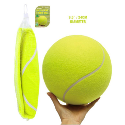 2 x Jumbo 24CM Tennis Ball Outdoor Indoor Sports Air Inflatable Play ...