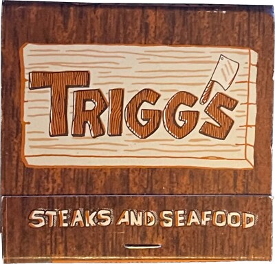 Trigg's, Tamarac, Florida, Match Book Matches matchbook | eBay