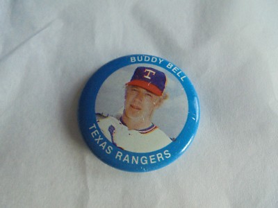 Vintage 1984 MLB Baseball Buddy Bell Texas Rangers Fun Food Advertising ...