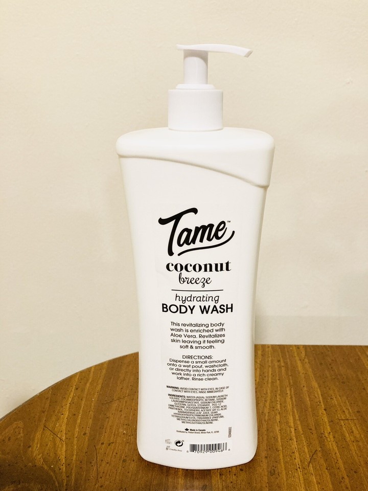 Tame Coconut Breeze Body Wash With Aloe Vera Hydrating & Revitalize ...