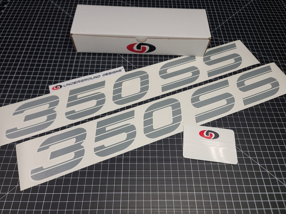 350 SS Truck Decals (2pk) Bedside Stickers Fits 90-93 Chevy Silverado ...