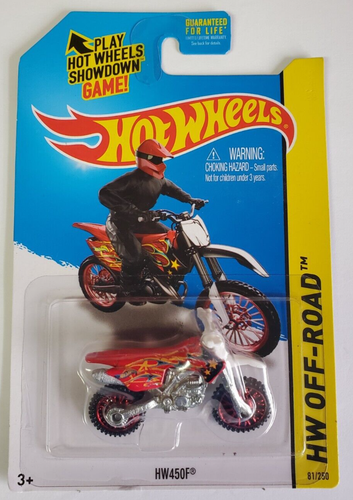 Hot Wheels HW 450 F Dirt Bike. Motorcycle. HW Off Road. HW Moto. 81 / ...