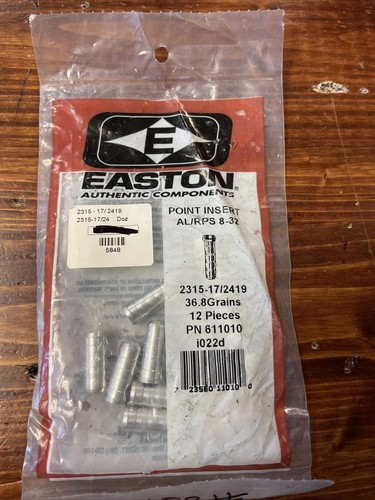 Easton Authentic Components Point Insert AL/RPS 8-32- 2315-17/2419- 36. ...