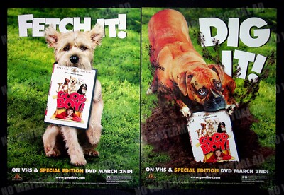 Good Boy! DVD MGM 2004 Trade Print Magazine Ad Poster ADVERT Dog Movie ...