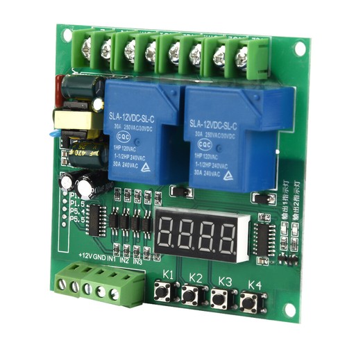 Motor Forward Reverse Control Board Two Relay Delay Timing Cycle ...