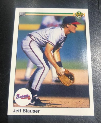 1990 Upper Deck Atlanta Braves Baseball Card #406 Jeff Blauser | eBay