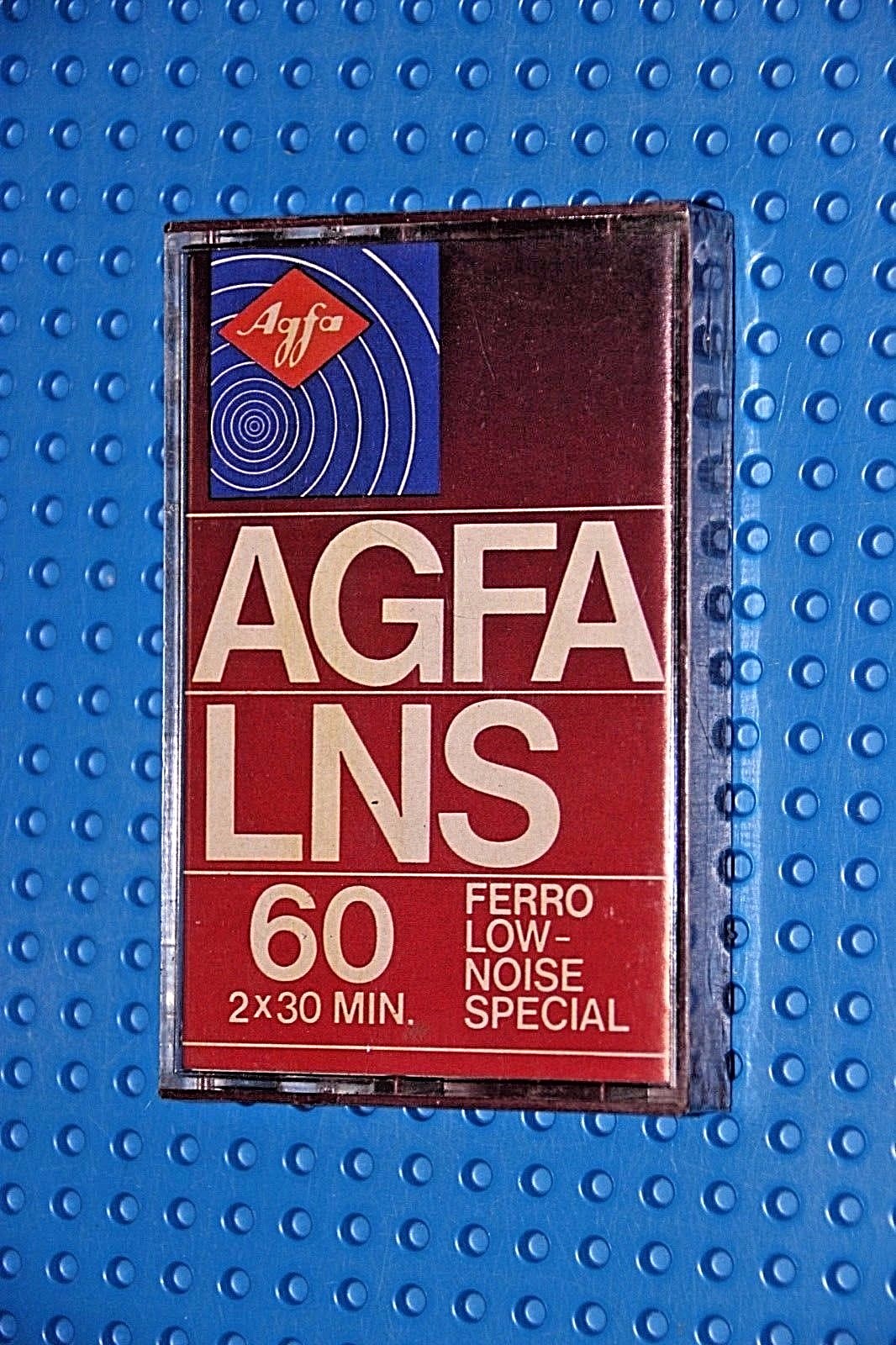AGFA LNS 60 FERRO LOW NOISE SPECIAL 1975 BLANK CASSETTE TAPE (1 ...