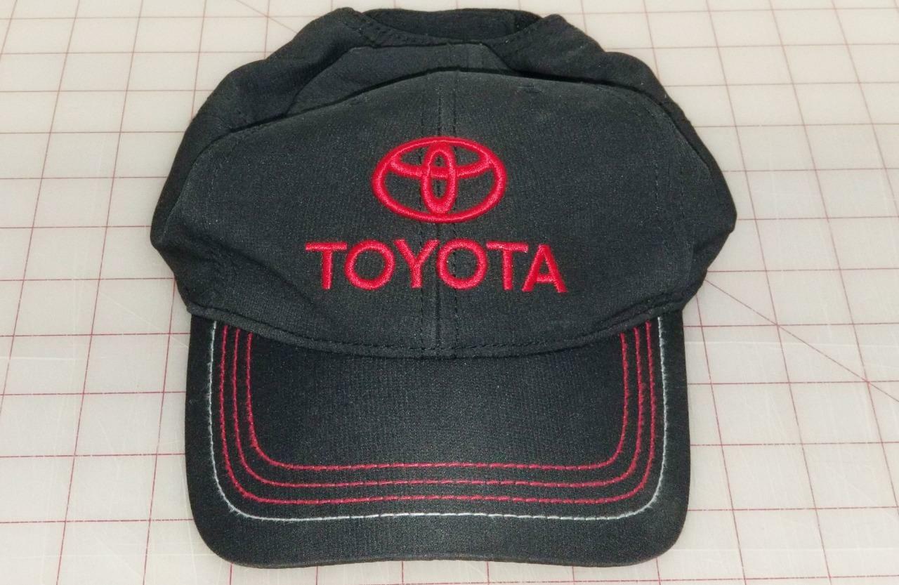 Toyota Baseball Cap Hat Black Red Embroidered Drive Center Strapback ...
