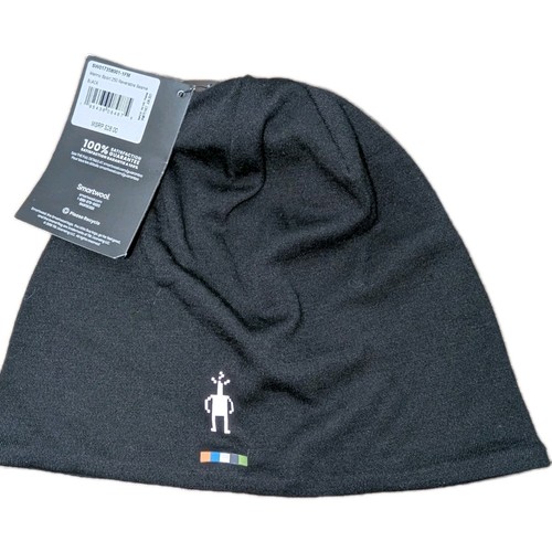 Smartwool Knit Beanie Adult One Size Black Merino Wool Blend Hat Skull ...