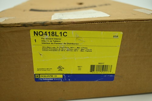 Schneider Electric Panel Board Int Nq 100-Amp Mlo 18 3-Pole Copper ...