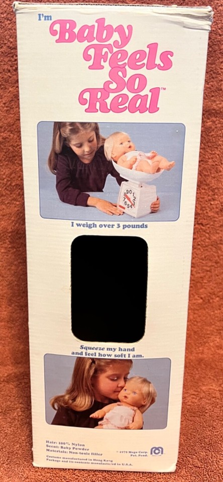 VTG Baby Feels So Real Baby Doll (BOX ONLY) | eBay