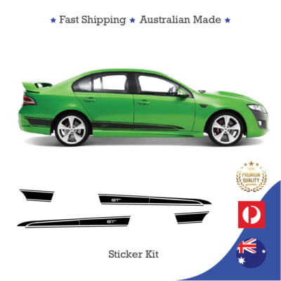 Ford FG Falcon Side Stripe Decal Sticker Kit SUIT XR6 XR8 GT GTP BOSS ...