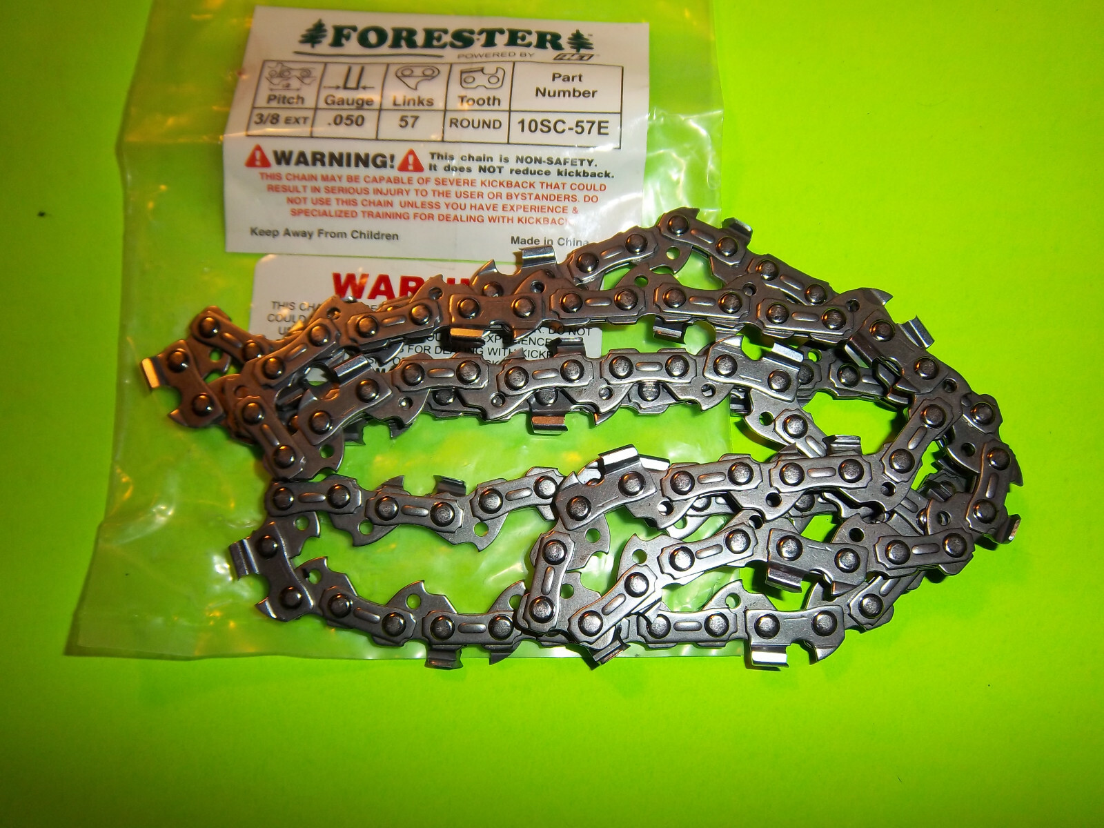 NEW FORRESTER 16" CHAIN FITS ECHO CS302 CS3000 CS3450 CS360 CS370 3/8 ...
