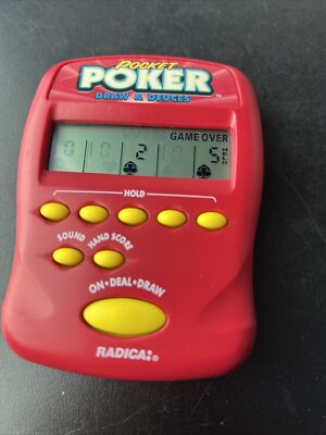 Radica Pocket Poker Draw and Deuces Electronic Handheld Game 1997 | eBay