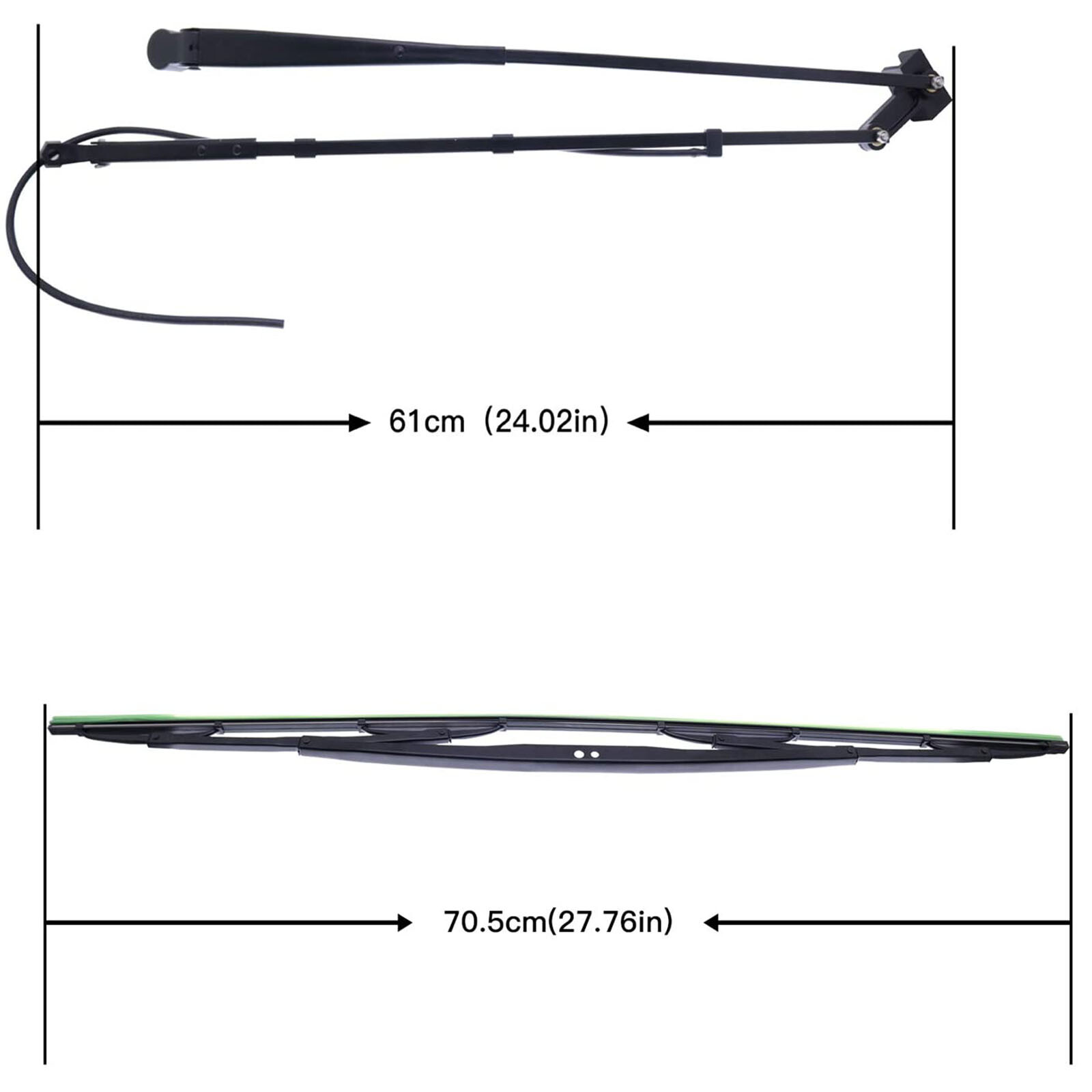 Windshield Wiper Blade 7251264 & Wiper Arm 7251263 for Bobcat A770 S450 ...
