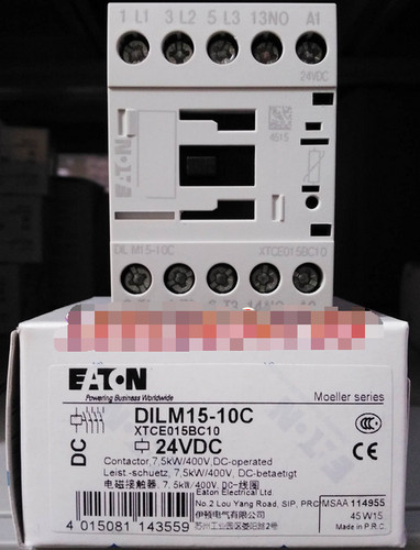1PCS New Eaton Moeller DILM15-10C XTCE015BC10 Contactor DC24V Brand | eBay