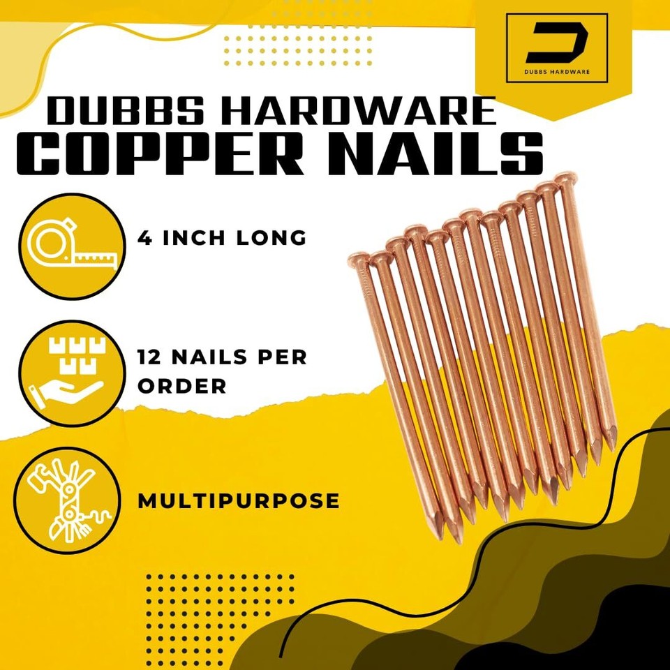 Copper Nails for Killing Trees Stumps And Roots These Killer Spikes 4 ...