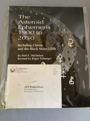 The Asteroid Ephemeris 1900 to 2050: Including Chiron and the Black ...