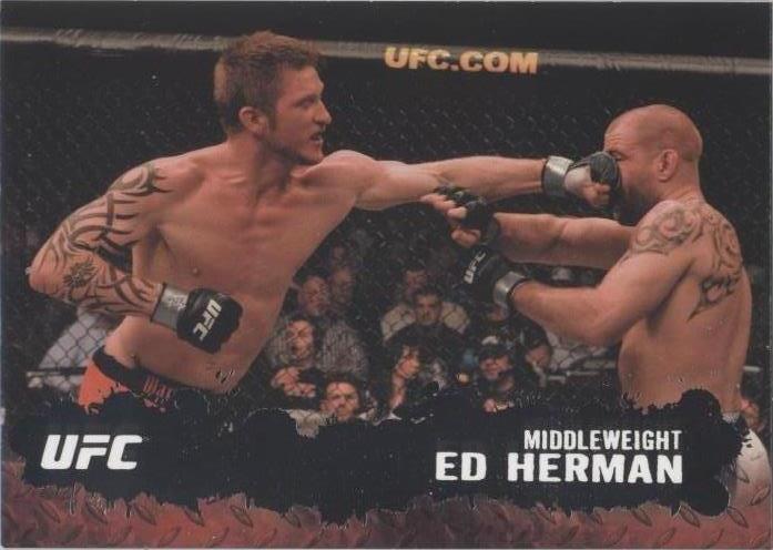 2009 Topps UFC Round 2 - Ed Herman #19 Silver /188 (RC) for sale online ...