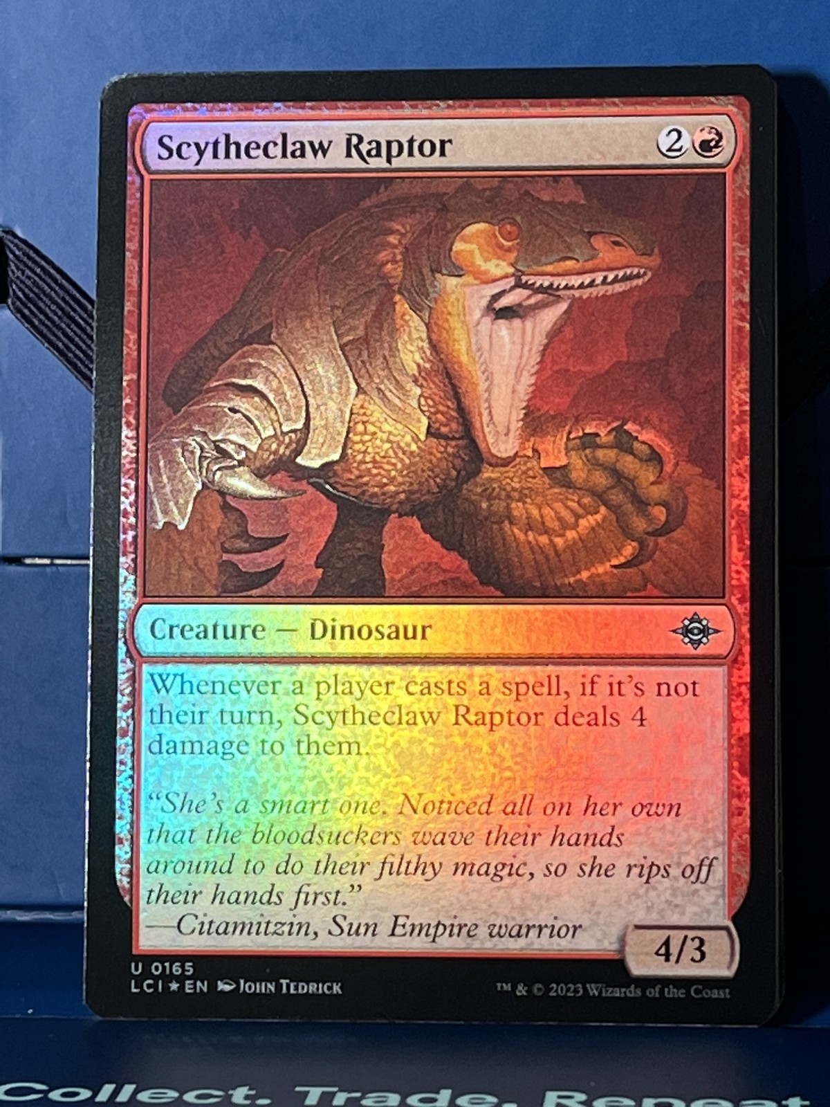 MTG Ixalan Scytheclaw Raptor Foil LCI NM | eBay