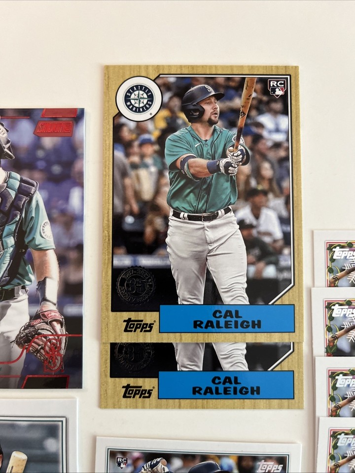 Cal Raleigh x21 Rookie Card Lot 2022 Topps Chrome; Stadium Club; Bowman ...