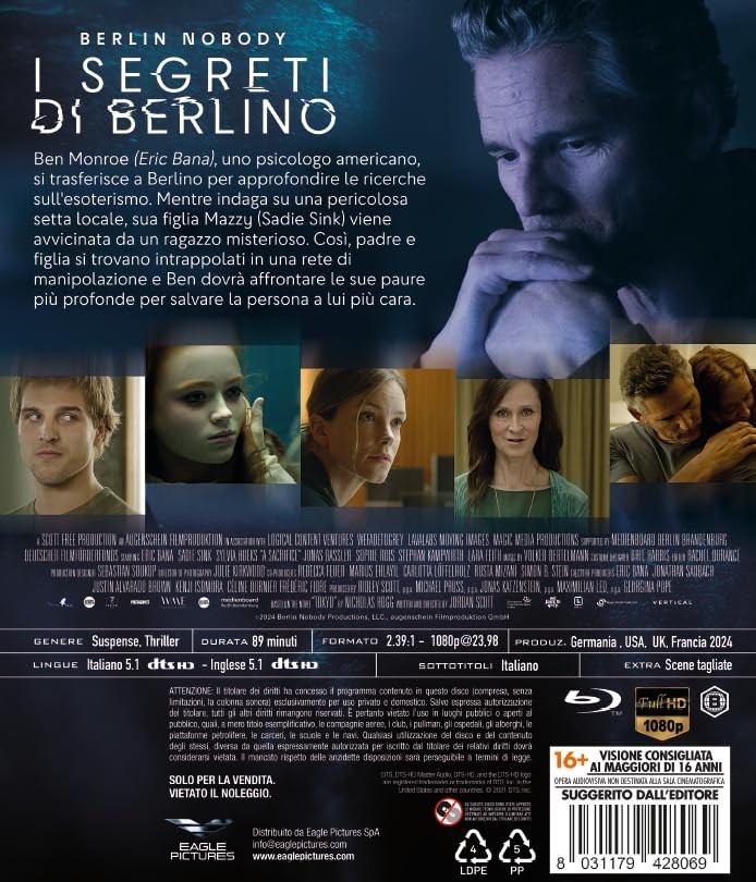 Berlin Nobody – I Segreti Di Berlino - Bd (Blu-ray) Eric Bana Sadie ...