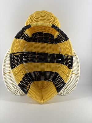 Honey Bee Resin Wicker Basket Indoor / Outdoor Picnic Basket LARGE | eBay