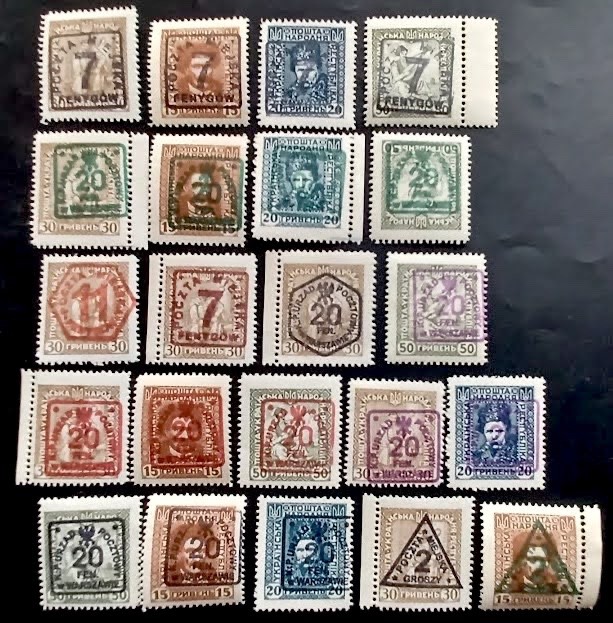 UKRAINE, 1919, POLAND OCCUPATION LOCAL STAMPS , MNH | eBay