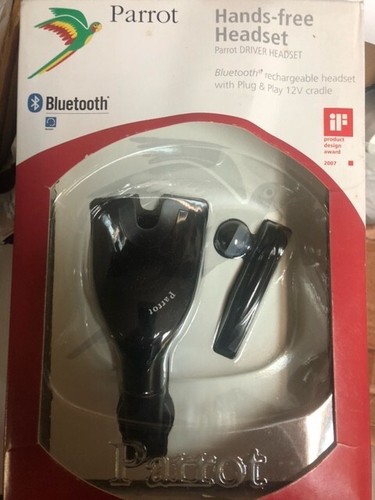 Parrot Bluetooth hands free driver Headset Earpiece car plug&play 12v ...