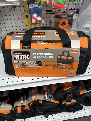 Worx NITRO Professional 42-Piece Tool Set, Rugged Tool Bag | eBay