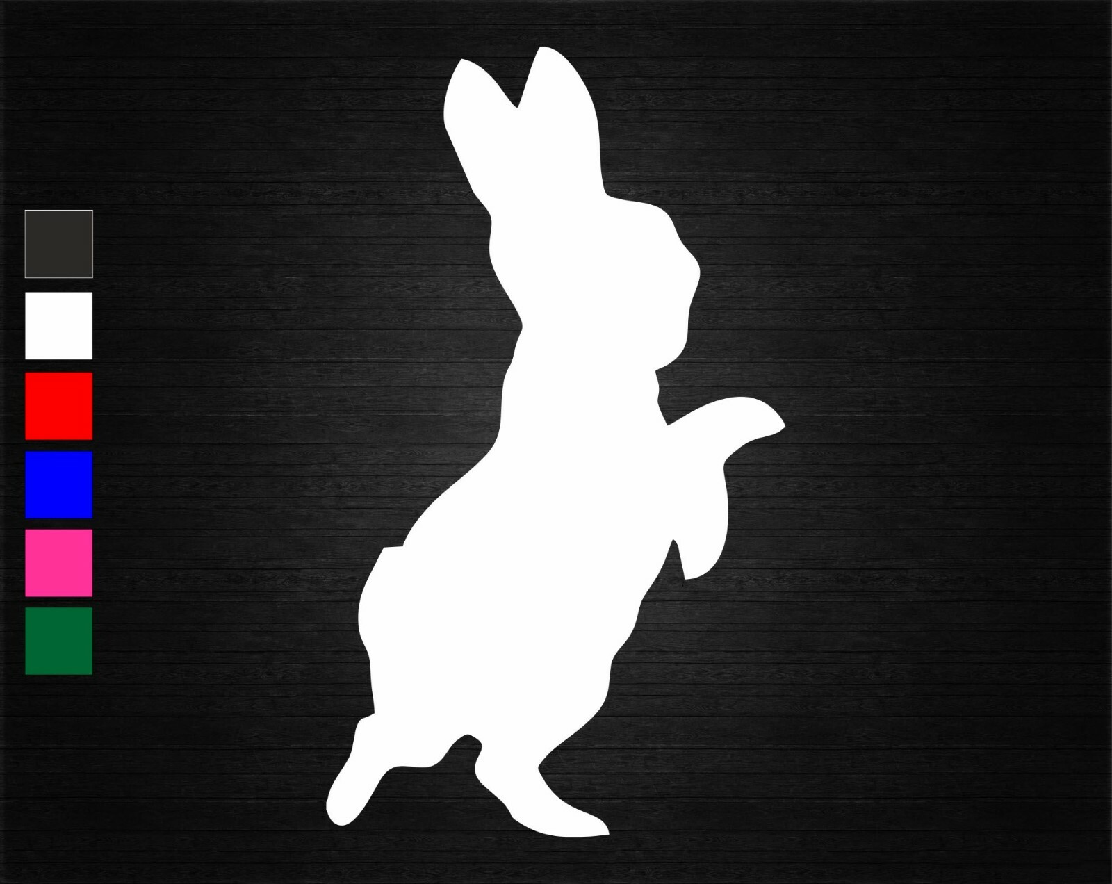 PETER RABBIT SILHOUETTE DECAL STICKER CAR/VAN/WALL/DOOR/LAPTOP/TABLET ...