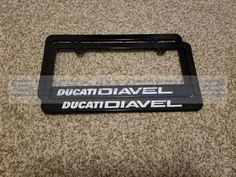 Ducati Diavel License Plate Frame for Cars / Trucks - Pair | eBay