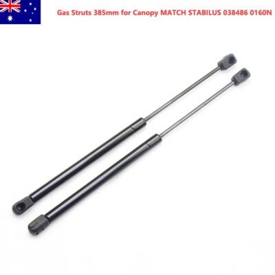 Gas Struts 385mm for Canopy match Stabilus Part No 038486 0160N ...
