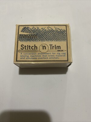Stitch n Trim Zig Zag Machine Overlock Conversion Attachment | eBay