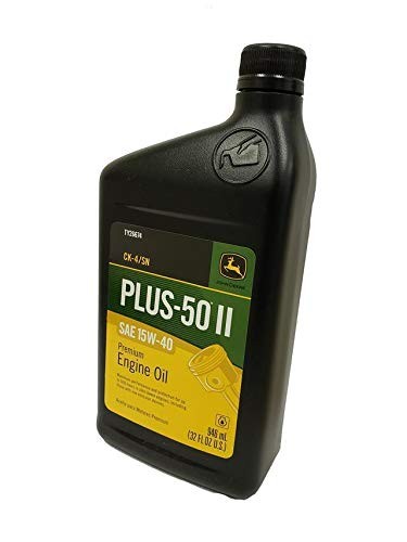 John Deere Original Equipment 32 oz. Plus-50 II SAE 15W-40 Oil #TY26674 ...