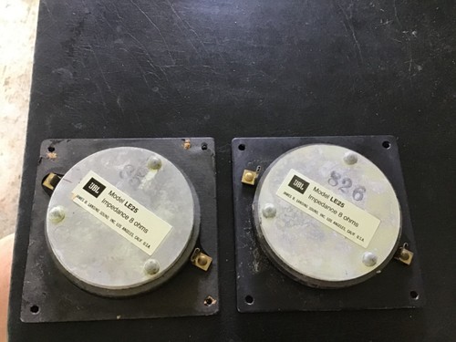 Vintage Pair Of JBL Model LE25 Tweeter Drivers Need Cosmetic ...