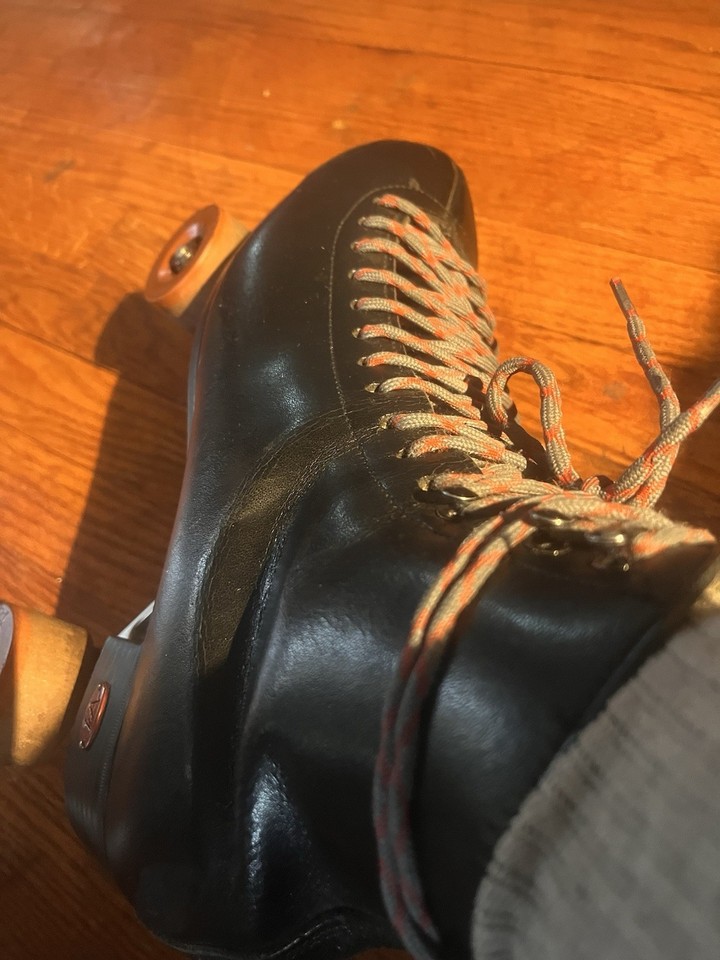 Riedell Boots 10.5 M 120 Black Roller Skate Rink Sport Indoor Artistic ...