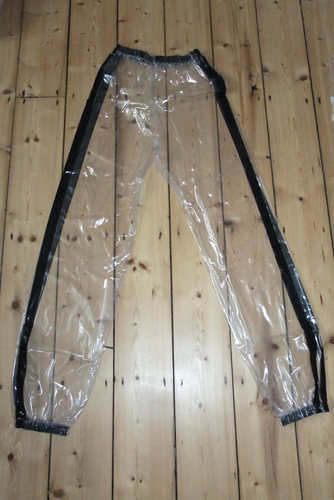 PVC U Like Trousers Joggers Jogging Bottoms Glass Clear S FLAWED ...
