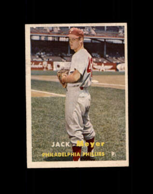 1957 Topps Baseball #162 Jack Meyer STARX 6 EX/MT (CS132152) | eBay