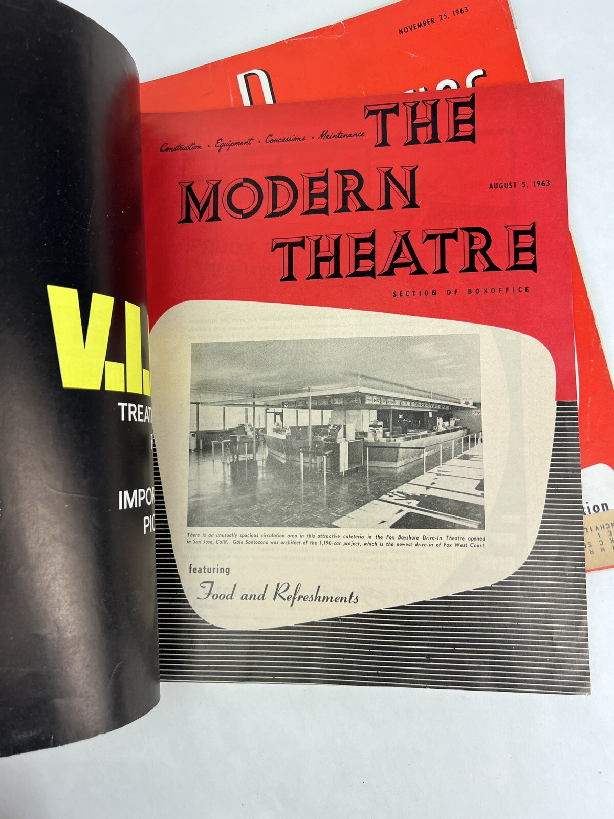 8 Vintage 1950s & 1960s BOXOFFICE Magazine MOTION PICTURE INDUSTRY FILM ...