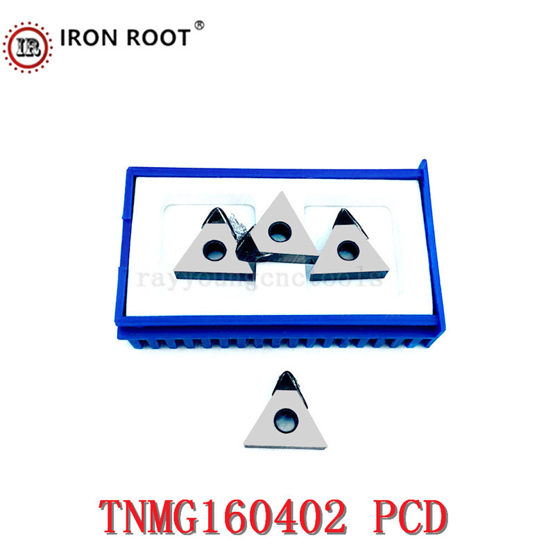 10pcs TNMG160402 PCD Diamond Blade External Turning Blade CNC Metal ...