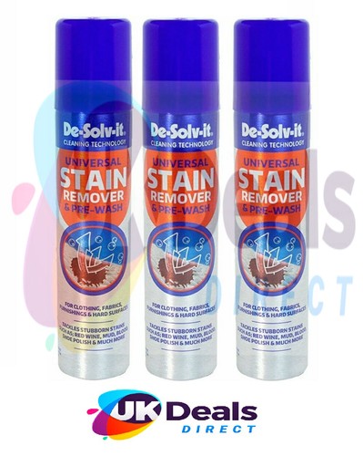 De Solv It Universal Stain Remover Pre Wash 100ml Clothing Fabric ...