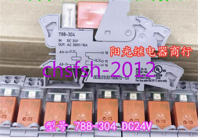 1PCS NEW WAGO spring relay module 788-304 DC24V | eBay