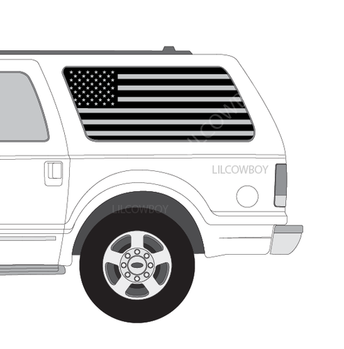 American USA Flag Decals fits Ford Excursion Side window - EX1 | eBay