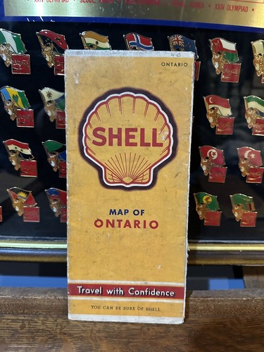 1940 Shell Road Map: Ontario USED | eBay
