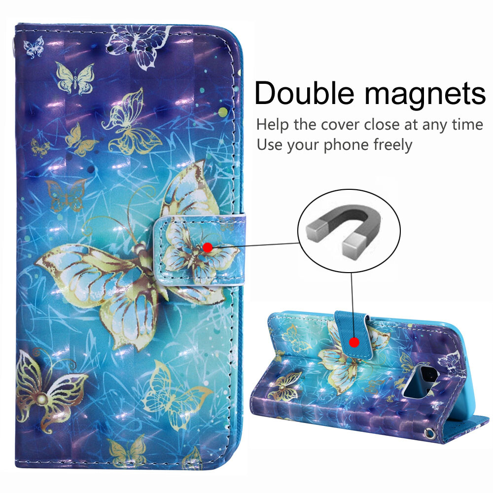 Magnetic Flip Case Wallet Stand Cover for iPhone 14 Pro Max 13 12 11 6 ...