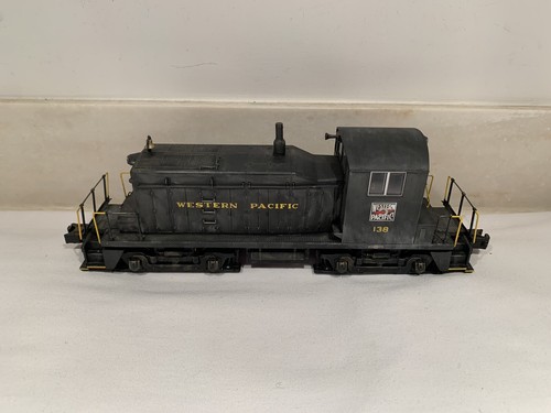 WEATHERED MTH RAILKING SCALE WESTERN PACIFIC SW-1 SWITCHER DIESEL W ...