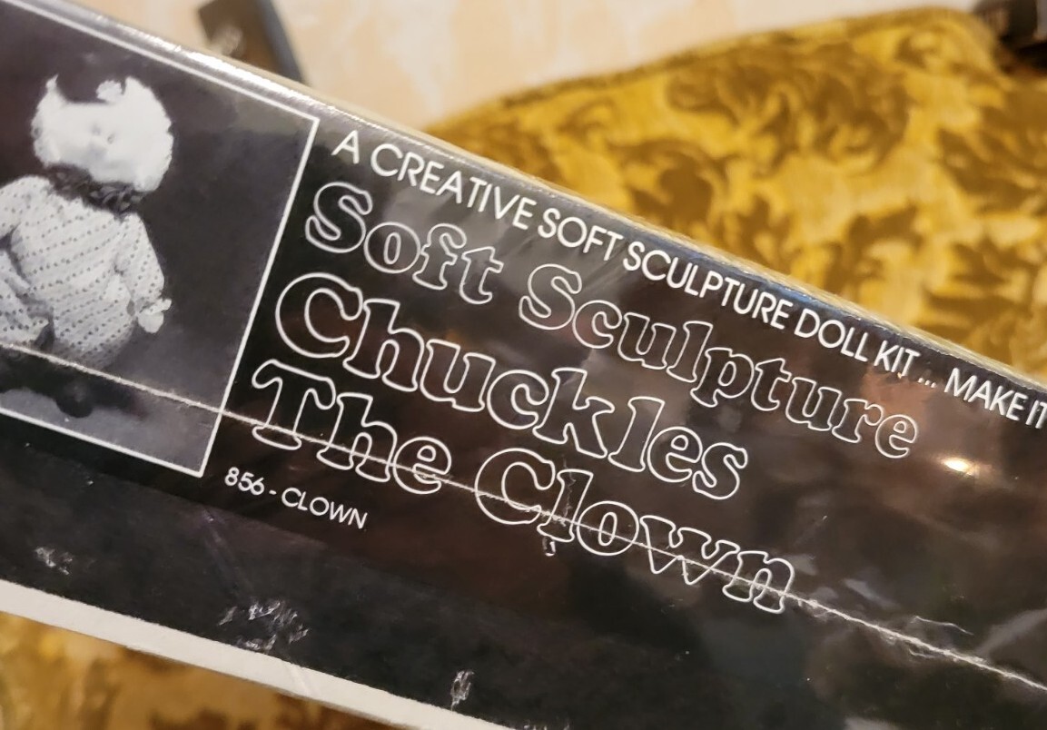 Vintage Chuckles The Clown 16" Soft Sculpture Doll Kit Valiant Crafts ...